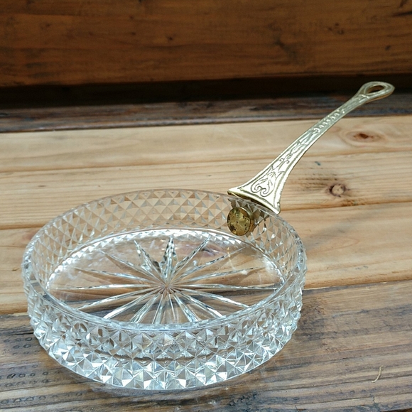 emil hermann ??? | Accents | Vintage Crystal Decor Kitchen Pan | Poshmark